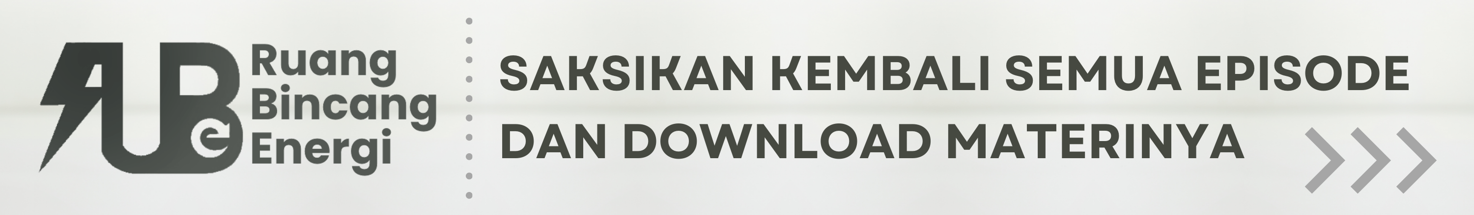 Ruang Bincang Energi - Bincang Energi